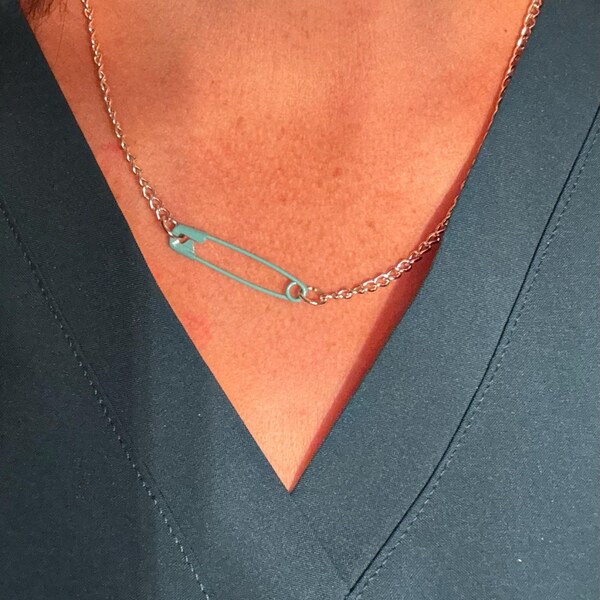 Safety Pin Earrings Star Charms Silver Tone Handmade Jewelry Unisex Hardware - Etsy