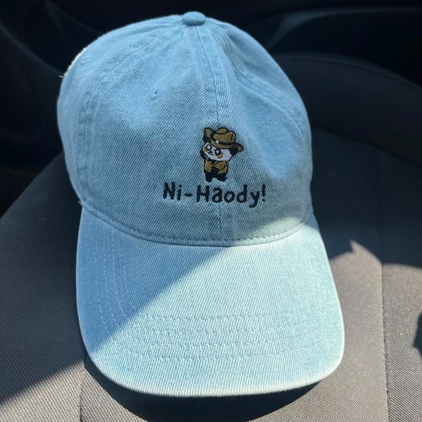 Ni Haody Cute Panda With Cowboy Hat Denim Embroidered Hat Nihaody ...