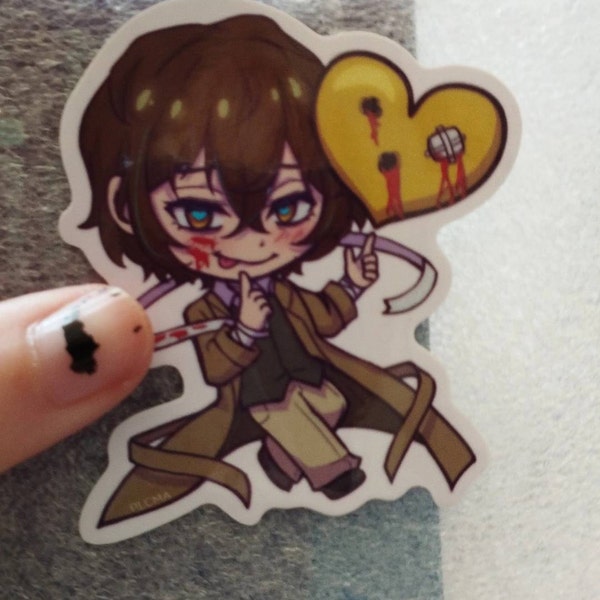 BSD Stickers Dazai, Chuuya, Ranpo, Fyodor, Nikolai, Sigma, Poe ...