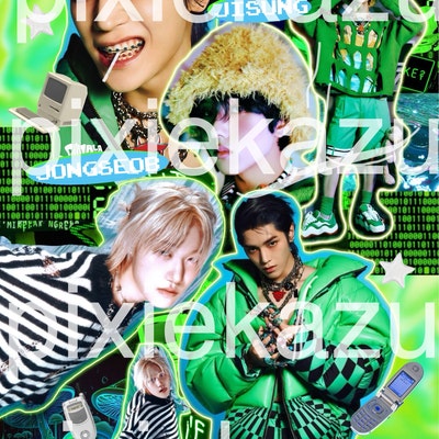 Digital Stray Kids Binder Cute Cover Kpop Filler Divider Spacer Journal ...