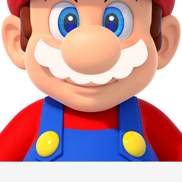 Pin the Moustache on Super Mario Fun Birthday Party Celebration Event ...