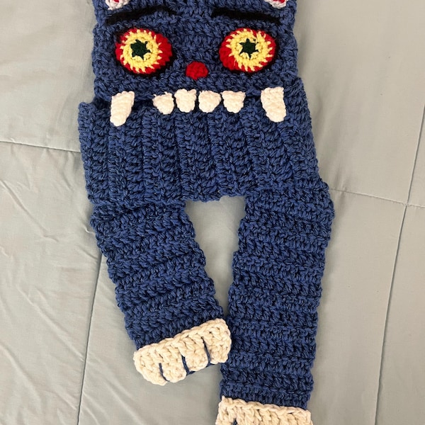 Blue Tiger Scarf Crochet Pattern PDF (digital Item!) - Etsy