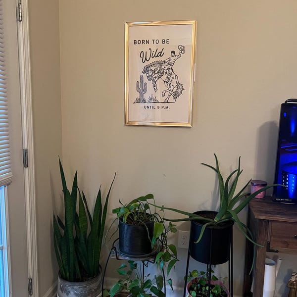 Born to Yap PHYSICAL Poster Funny Art Sassy Girly Print Cubicle Decor ...