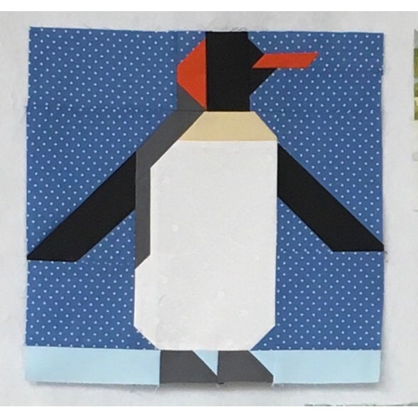 Penguin Quilt Block Pdf Pattern - Etsy