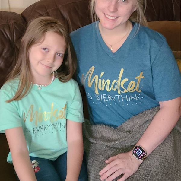 Mindset is Everything Shirt, Motivational T-shirt, Women's Positivity ...