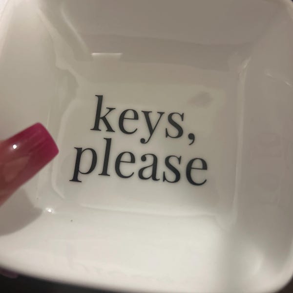Keys. Please Key Dish - Etsy