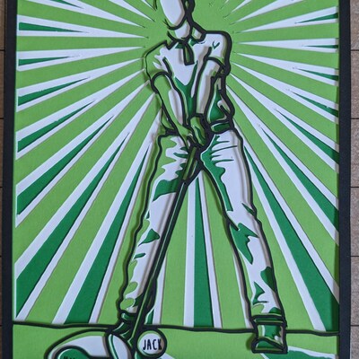 Golf Multilayer SVG/ Golf Cut File/ 3D Layer/ Plywood Cutting/ Paper ...