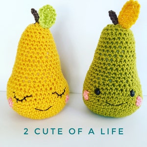 PEARS PDF Pattern Amigurumi Crochet - Etsy