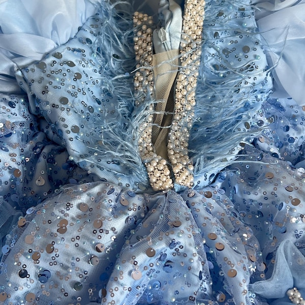 Pink Girl Birthday Dress, Baby Wedding Dress, Pink Puffy Dress, 1st ...