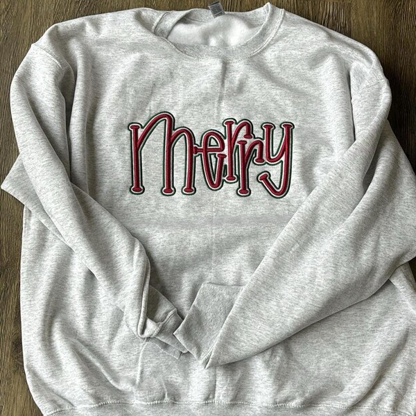 Merry 3D Puff Machine Embroidery Design - Etsy