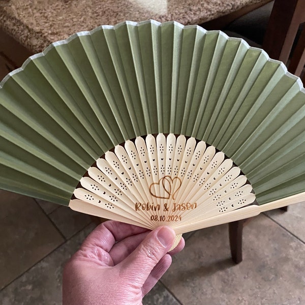 Wedding Hand Fans Personalized Folding Fans Bulk Party Favors Gifts ...