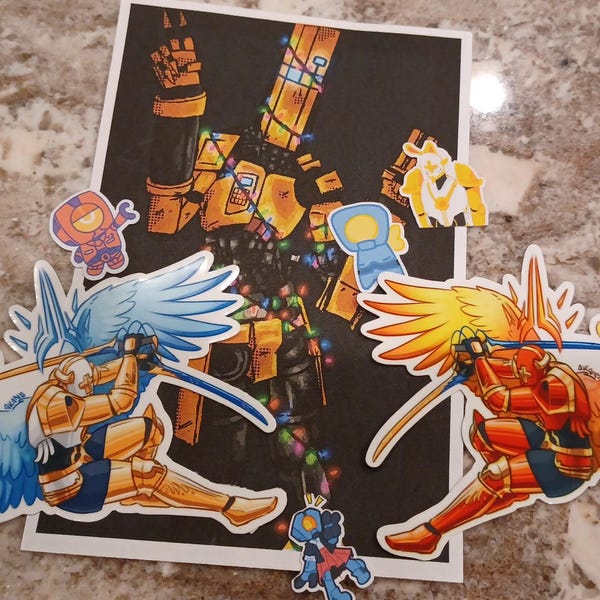 Gabriel Battle ULTRAKILL Sticker Designed by Akans - Etsy