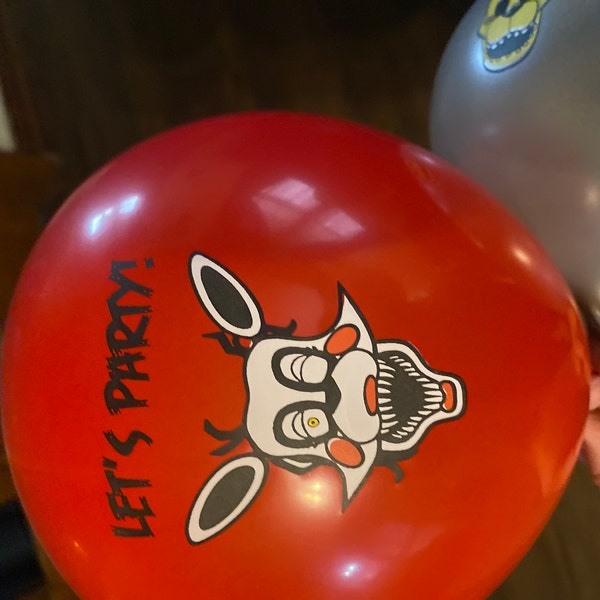 20 Five Nights at Freddys Balloons / FNAF Brithday Party Balloons ...
