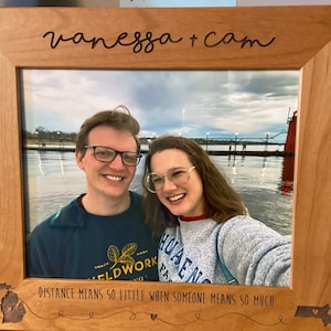 Personalized Long Distance Relationship Picture Frame, Long Distance ...