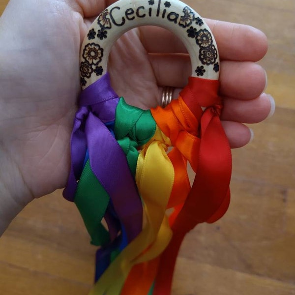 RBG Baby Gift, Baby Crinkle Toy, Organic Toys, Sensory Toy, Baby ...