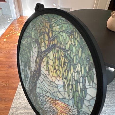 Werewolf Stained Glass Window Cling Werewolf Window Film Werewolf ...