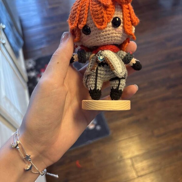 Handmade Crochet Angry, Drop, Exclamation Mark Manpu Hairclip Cute ...