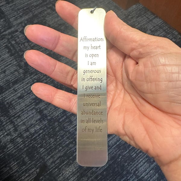 Custom Bible Verse Bookmark - Engrave Any Verse or Quote - Gift for ...