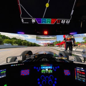 Sim Racing Dashboard for PC Steering Wheel Logitech Fanatec ...