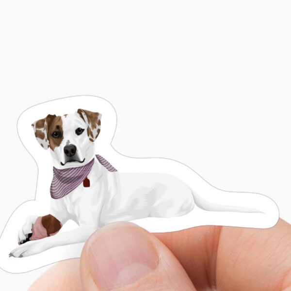 Personalized Dog Stickers Hand Drawn Custom Pet Sticker, Custom Dog ...