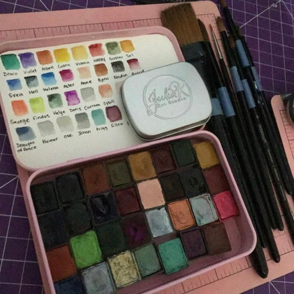 Loke- Handmade Watercolor Paint - Etsy