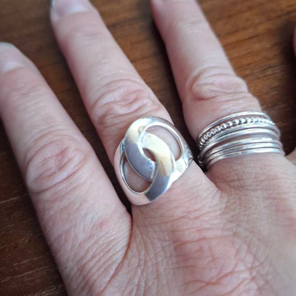 R000815 Sterling Silver Ring Solid 925 - Etsy