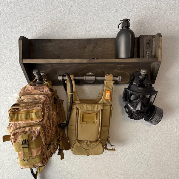 Wall Mounted Duty and Tactical Gear Rack Small - Etsy