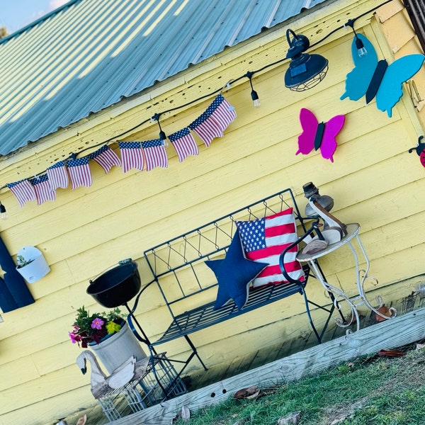 Poly Wall Flower, Fence Flower, Outdoor Decor, Fence Decor, Yard Art ...