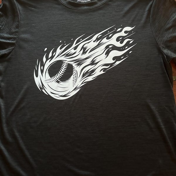 Flaming Baseball Design Files | Svg Png Dxf Eps Pdf | Transparent ...