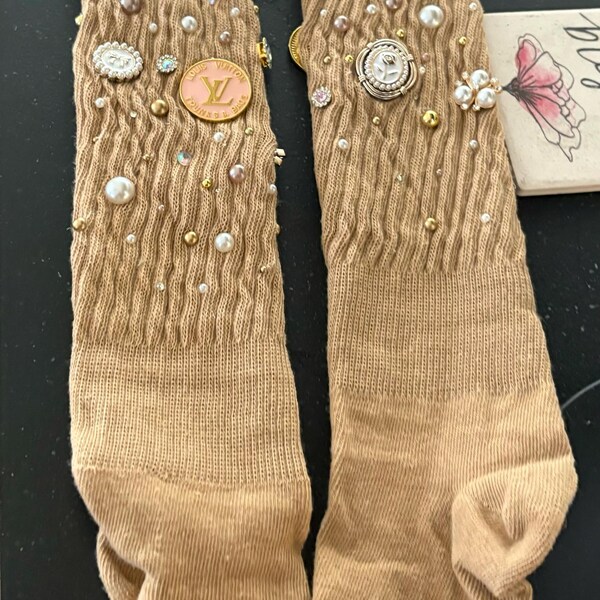 Slouch Junkies !!! Bling Socks and Custom Team Socks - Etsy