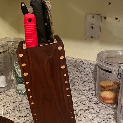 Custom Knife Block - Etsy