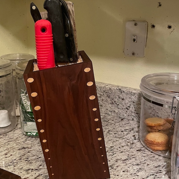 Custom Knife Block - Etsy