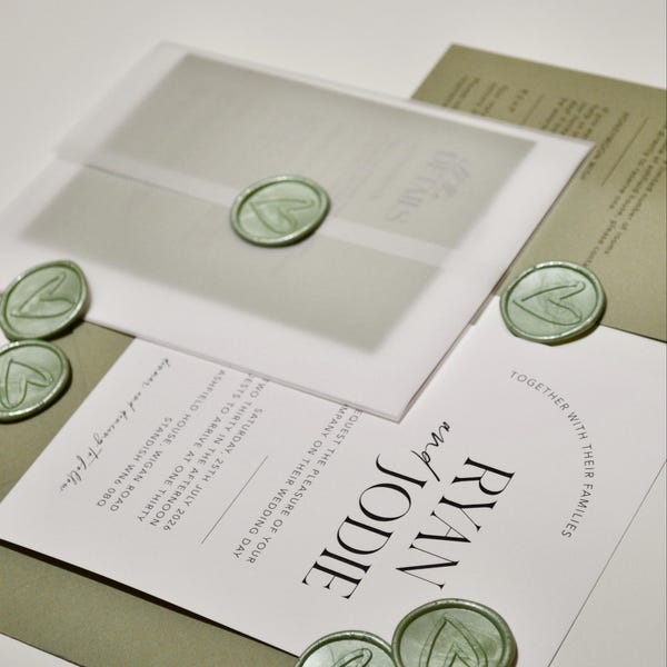 Wedding Menus on Linen Cardstock // Wedding Breakfast, Dinner Menu for ...
