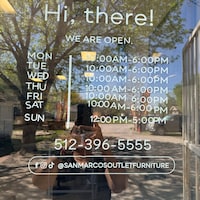 Thank You for Shopping Local Storefront Glass Vinyl Decal Window & Wall ...