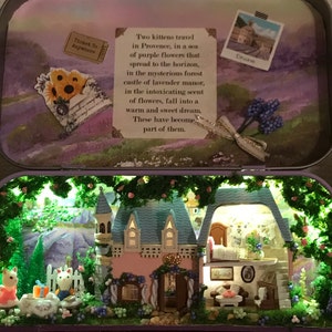 Box Dollhouse DIY Miniature Dollhouse Tin Box Theatre Island - Etsy