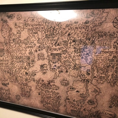 24 X 36 Vintage Runescape World Map Print - Etsy