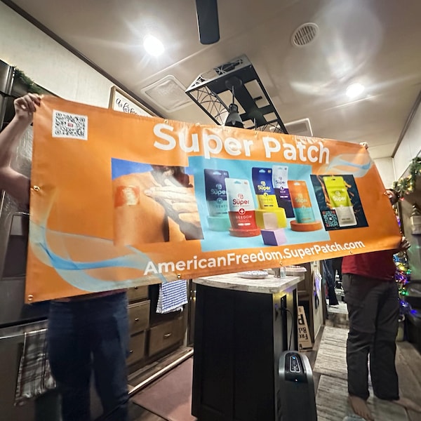 3-piece Custom Value Craft Show Package, Front 1x9 Banner, Back 3x8 ...