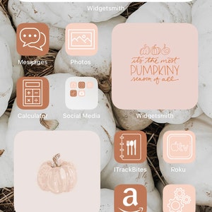 Hand-Drawn Fall App Icons Pack IOS 14 App Icons | Etsy