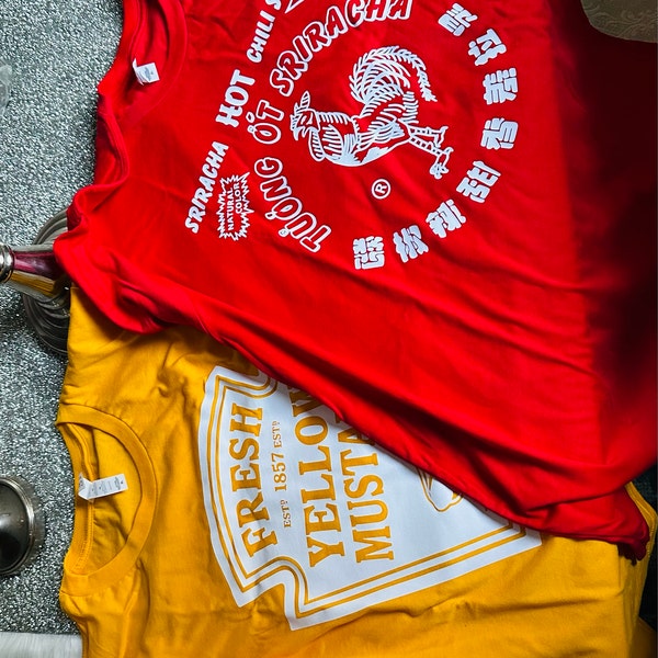 Condiments Halloween Group Shirts, Cosplay Party Shirt, Matching ...