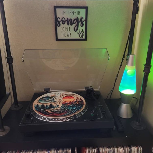 Radiant Slipmat Turntable Vinyl Record Dj Custom Art - Etsy