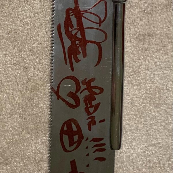 Stainless Steel Bone Saw Signed by Robin Atkin Downes Medic From Team ...