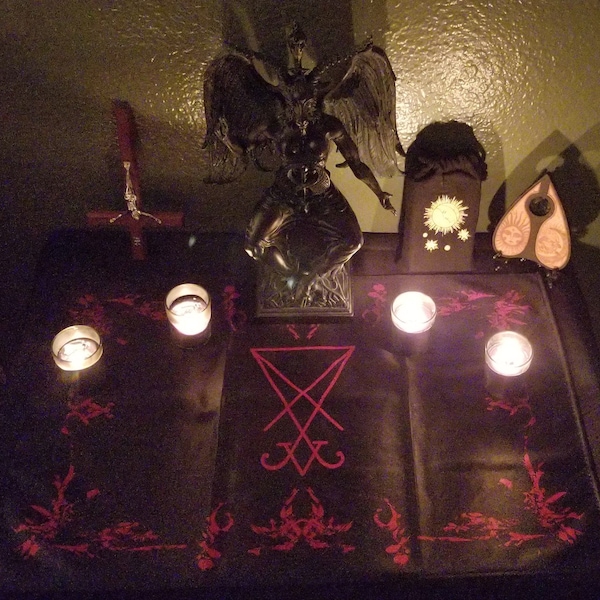 Lucifer Altar Cloth - Etsy