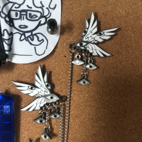 SILVER Angelus Antiqua - Pin Set - Etsy