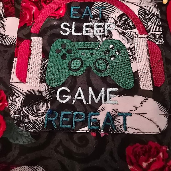 Gamer Logo - Machine Embroidery Design, Embroidery Design, Machine ...