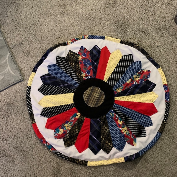 PDF Pattern Rectangular 8 Necktie Quilt Table Topper Runner - Etsy