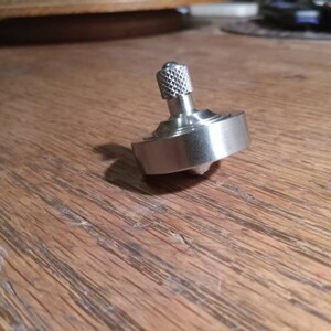 Precision Stainless Steel Spinning Top Everyday Carry Tungsten Contact ...