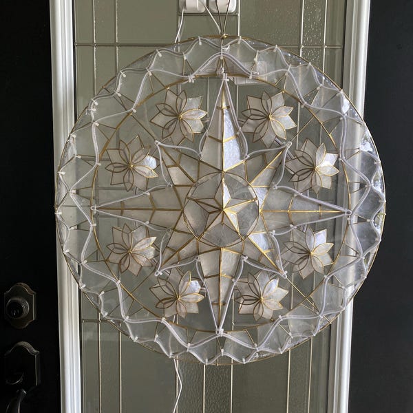 White Star Capiz Parol Philippines Christmas Lantern - Etsy