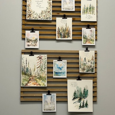 Map of Elora Print, Map of Fergus Print, Watercolour Map of Fergus and ...