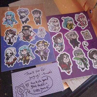 FF6 Character Sprites Vinyl Sticker Sheet - Etsy