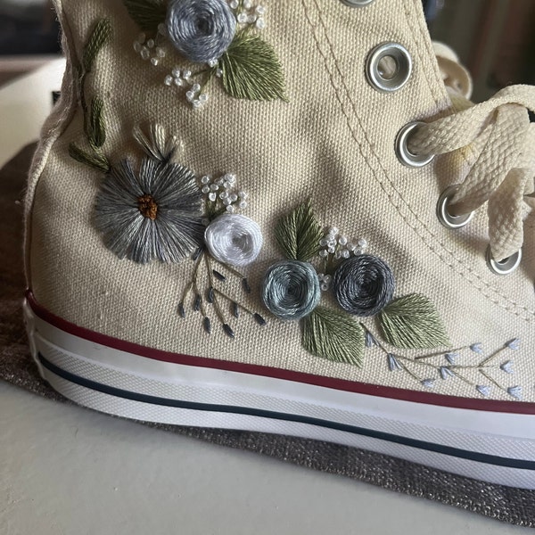 Converse Chuck Taylor All Star Shoes Embroidered by Hand to Order ...